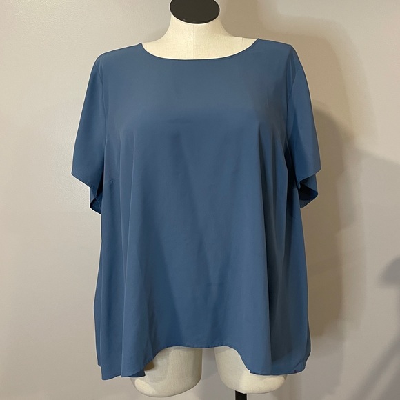 Modcloth | Tops | Modcloth 4x Blue Blouse | Poshmark